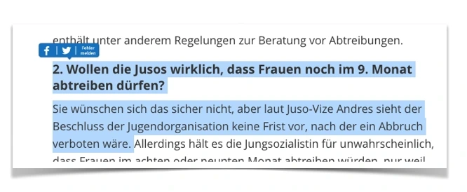 Diese Parteien wollen Abtreibung bis zur Geburt erlauben | 1000plus