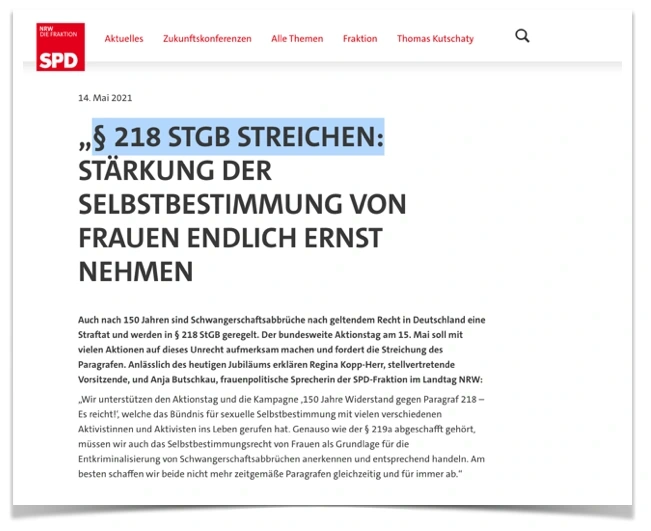 Diese Parteien wollen Abtreibung bis zur Geburt erlauben | 1000plus